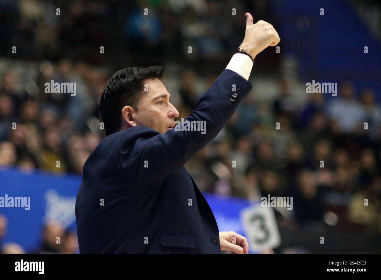 Saint Petersburg, Russia. 11th Jan, 2025. Xavier Pascual, known as Xavi ...