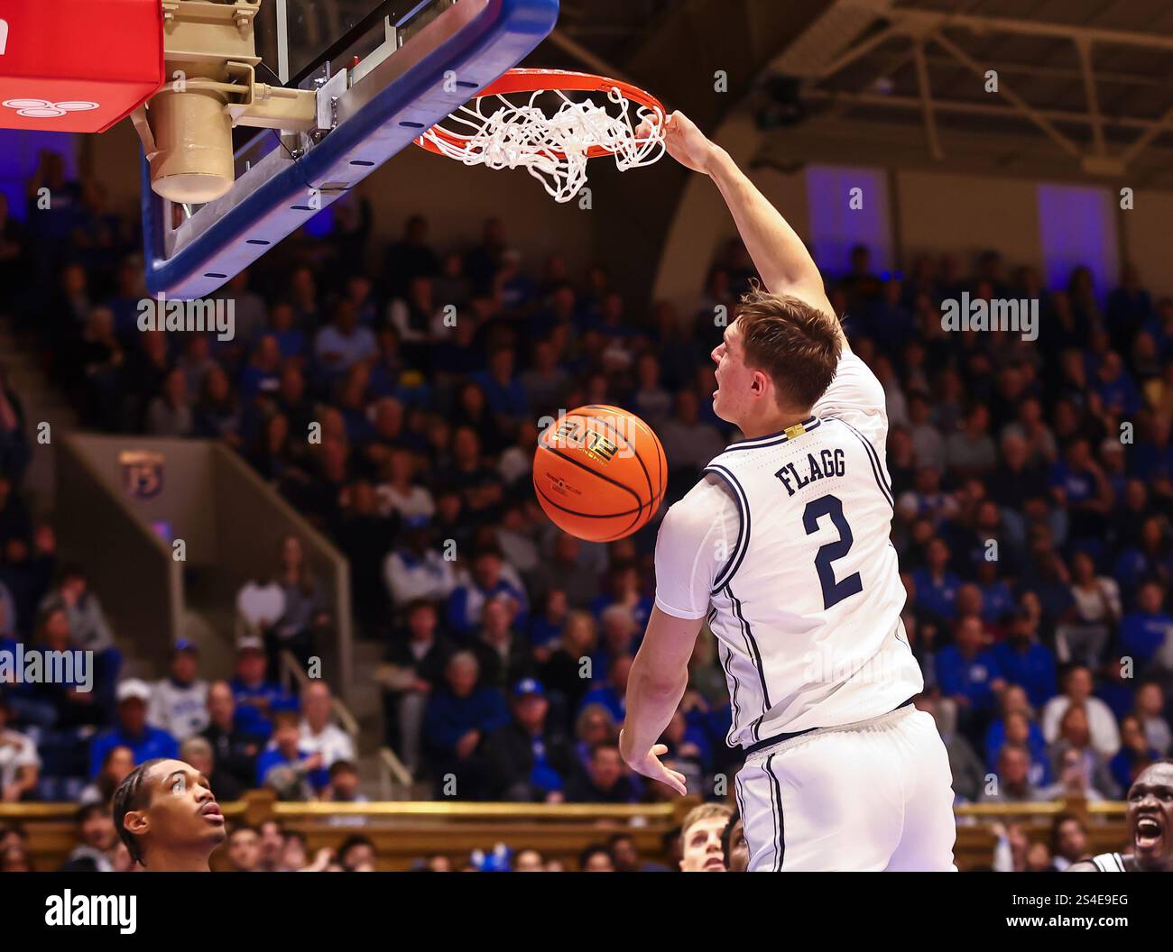 January 11, 2025: Duke guard Cooper Flagg (2) goes up for a dunk ...