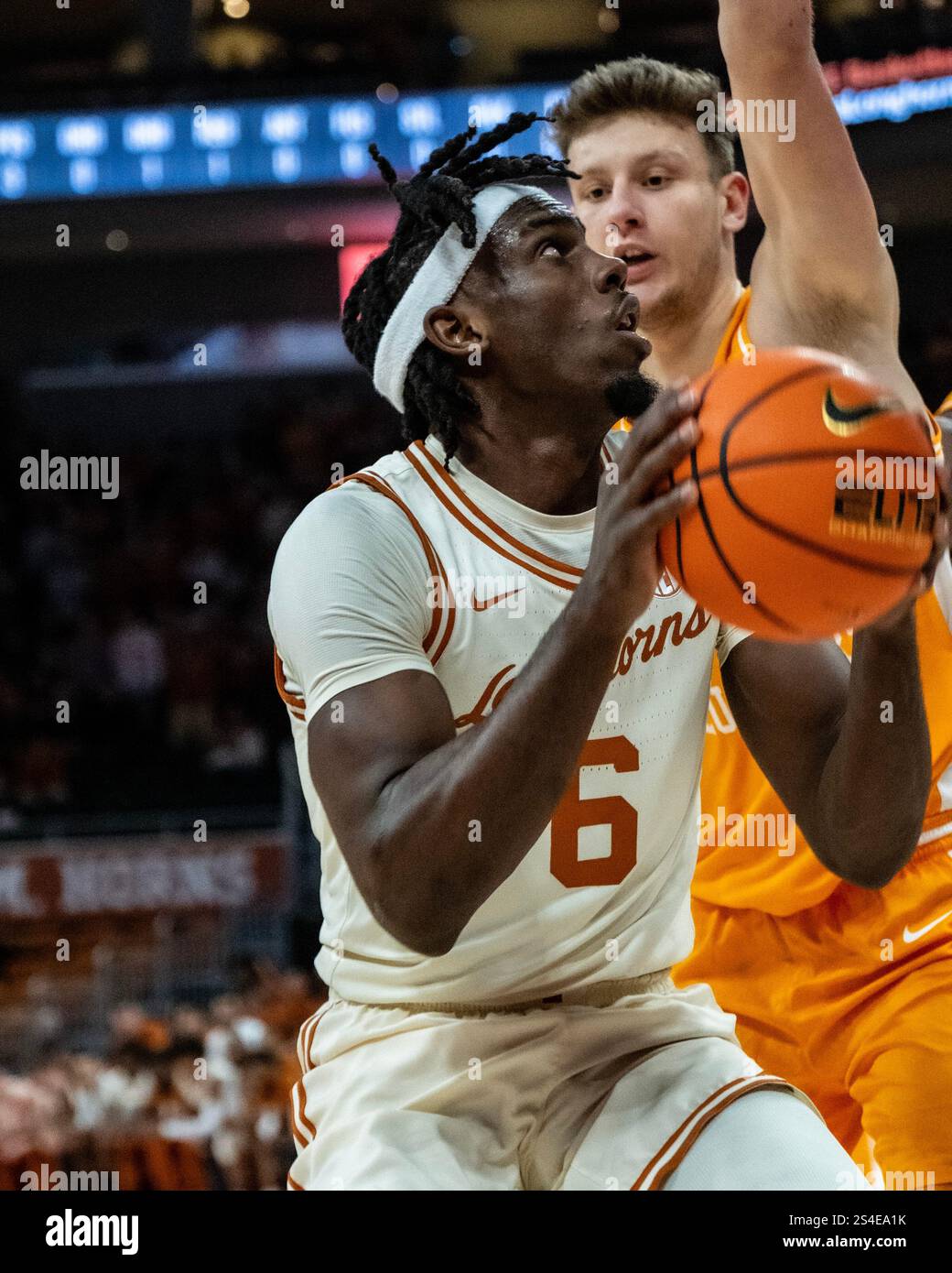 Austin, USA. 11th Jan, 2025. Jan 11, 2025. Arthur Kaluma (6) of the ...