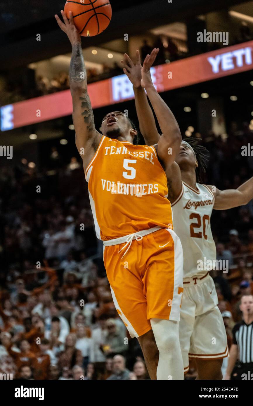Austin, USA. 11th Jan, 2025. Jan 11, 2025. Zakai Zeigler (5) of the ...