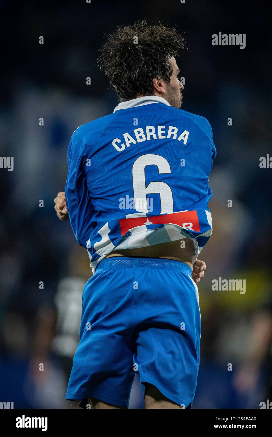Madrid, Spain. 11th Jan, 2025. Leandro Cabrera (RCD Espanyol ...