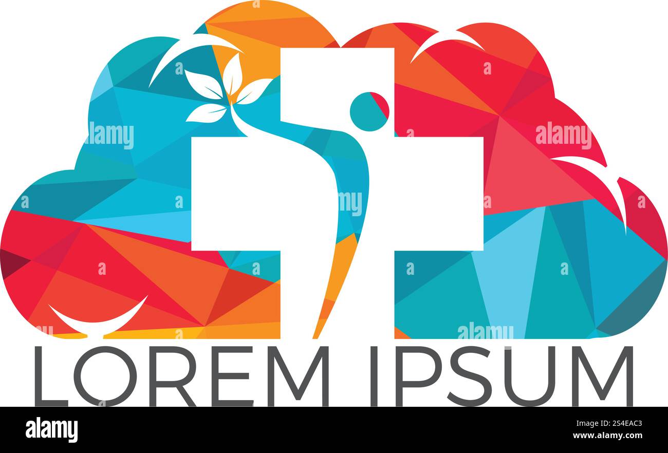 Health Medical Cloud Shape Logo Design Stock Vector Image & Art - Alamy