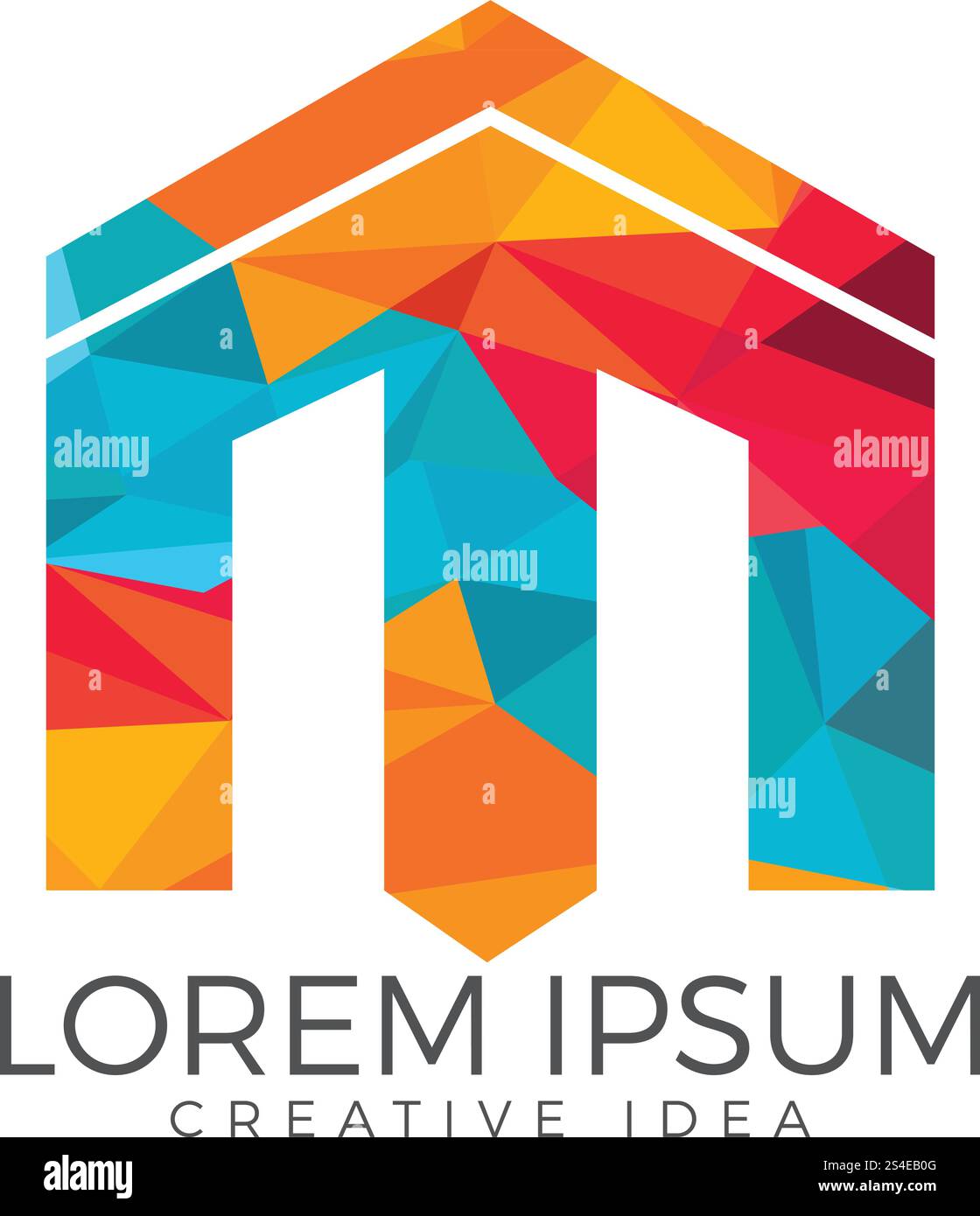 Abstract letter M vector logo concept Stock Vector Image & Art - Alamy