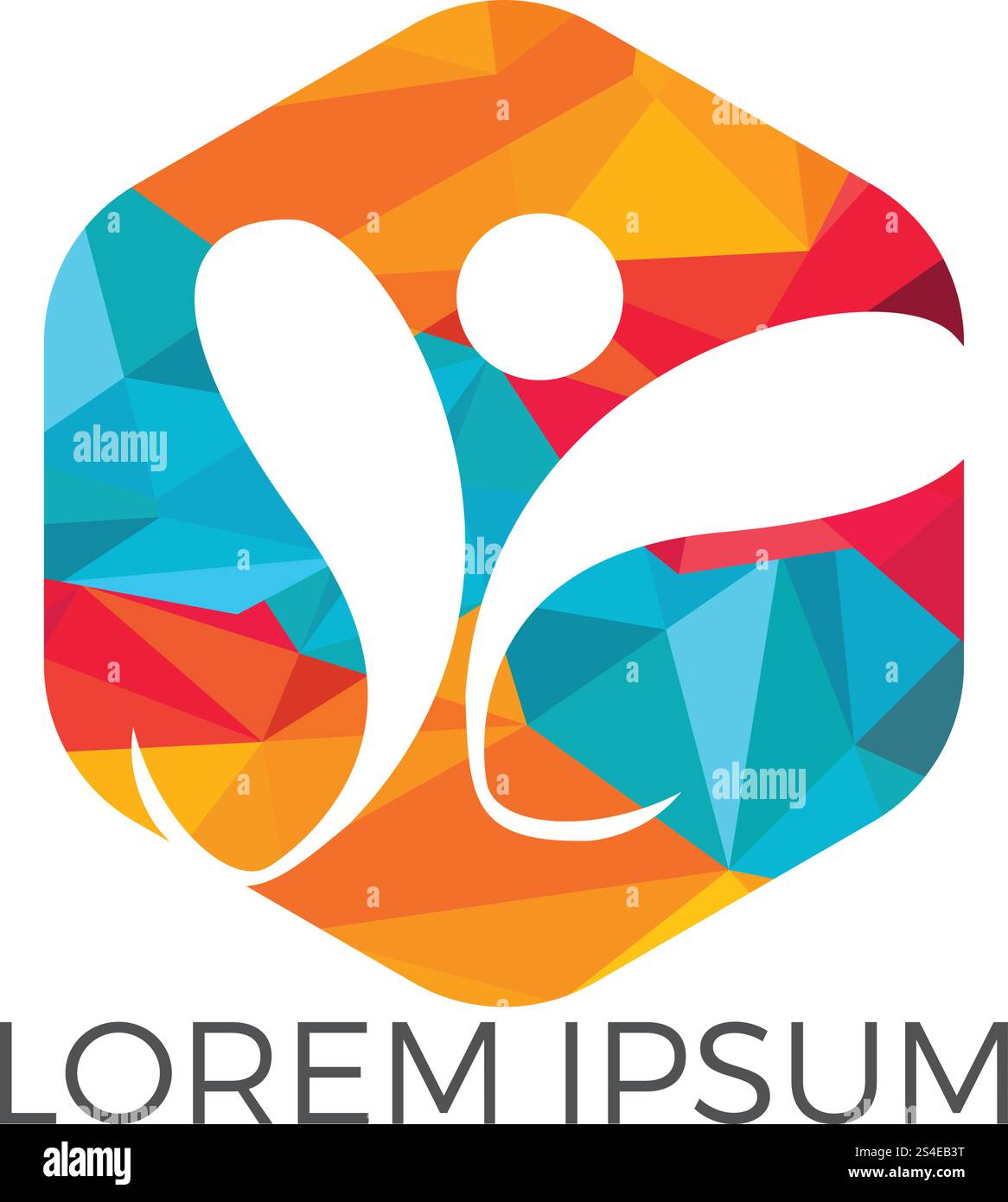 Human Health logo design. Healthcare vector logo concept illustration ...