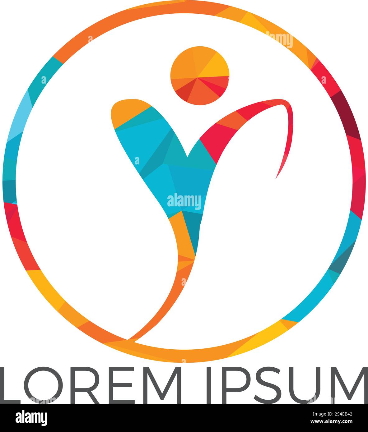 Human Health logo design. Healthcare vector logo concept illustration ...