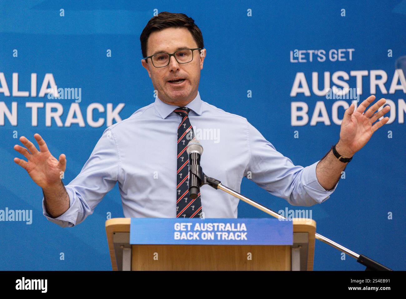 Melbourne, Australia. 12th Jan, 2025. Nationals leader David ...