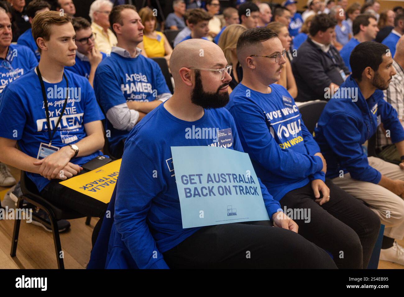Melbourne, Australia. 12th Jan, 2025. A general view during a Liberal ...