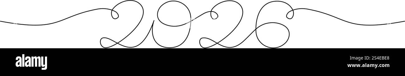 2026 one continuous line hi-res stock photography and images - Alamy