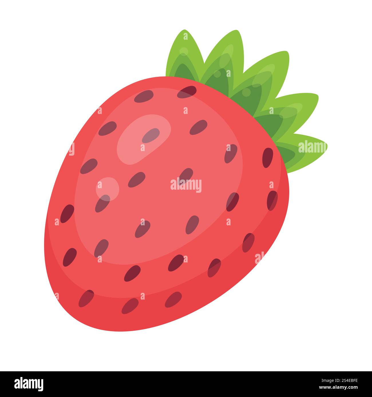 Strawberry ripe berries in Stock Vector Images - Alamy