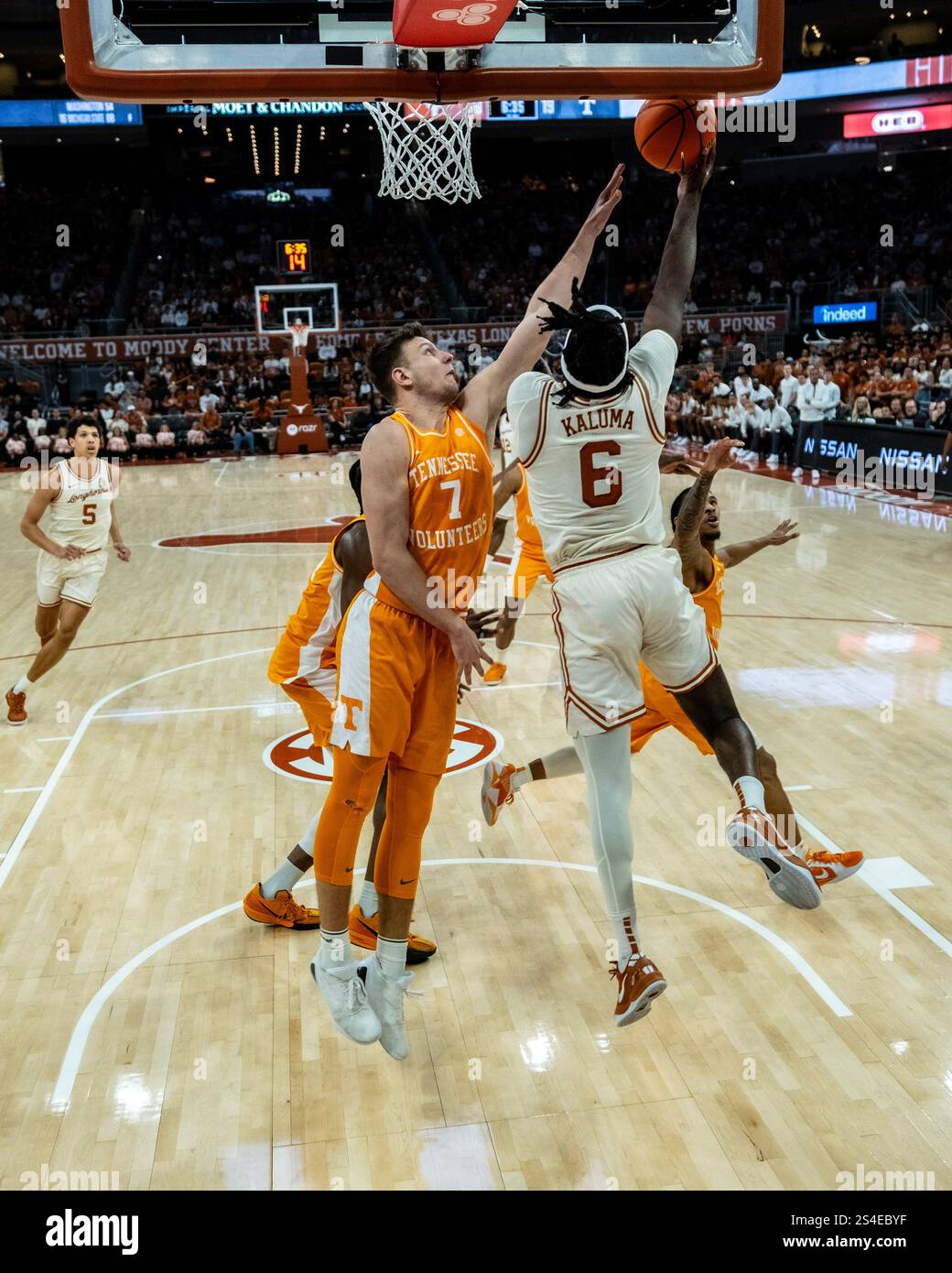 Austin, USA. 11th Jan, 2025. Jan 11, 2025. Arthur Kaluma (6) of the ...