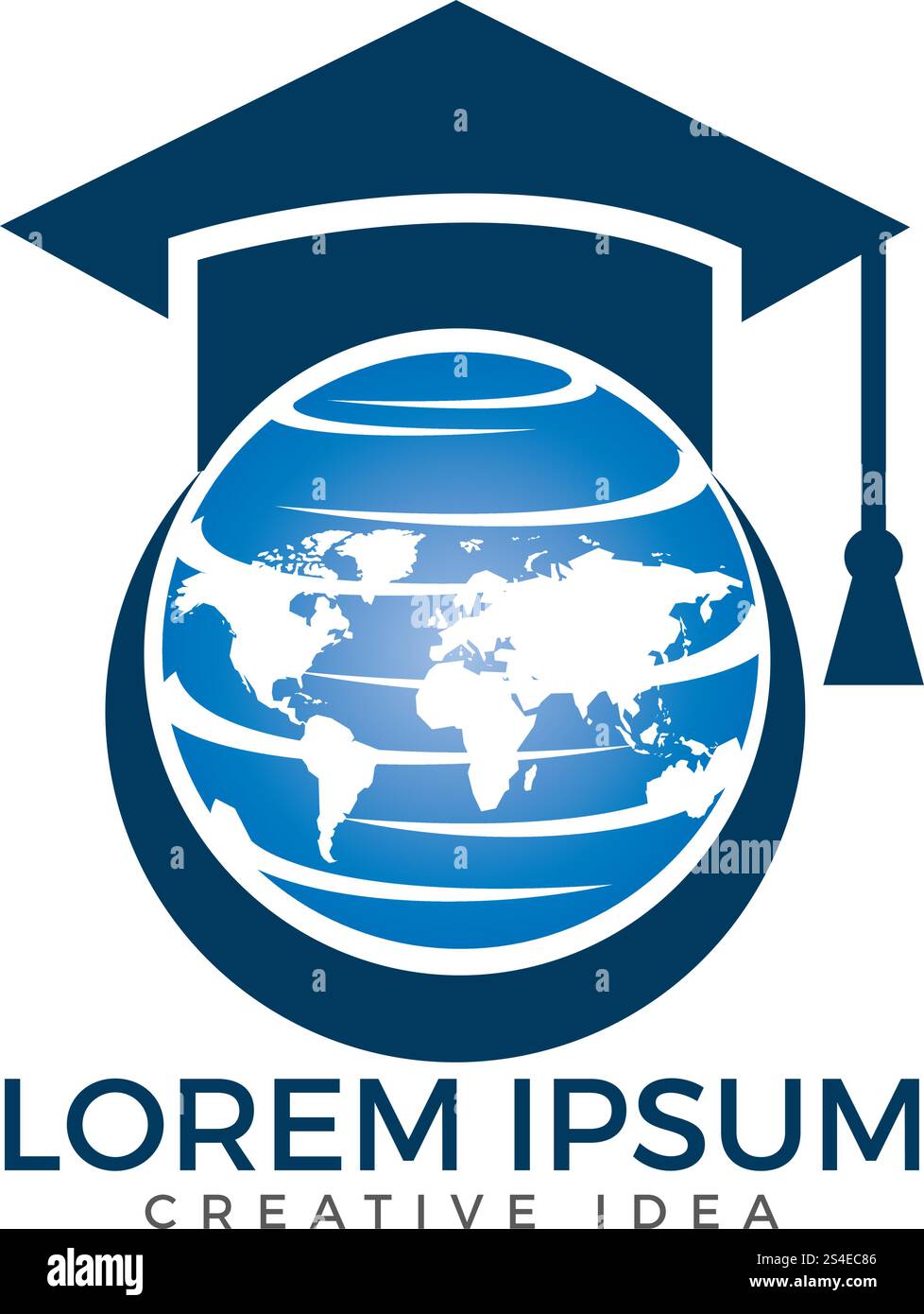 Student book logo design. Globe icon education logo design Stock Vector ...