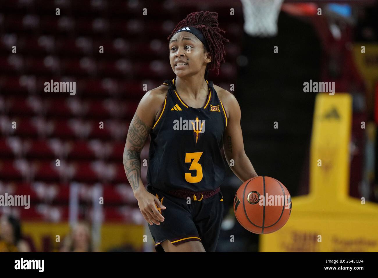 Arizona State guard Tyi Skinner (3) against Baylor during an NCAA ...
