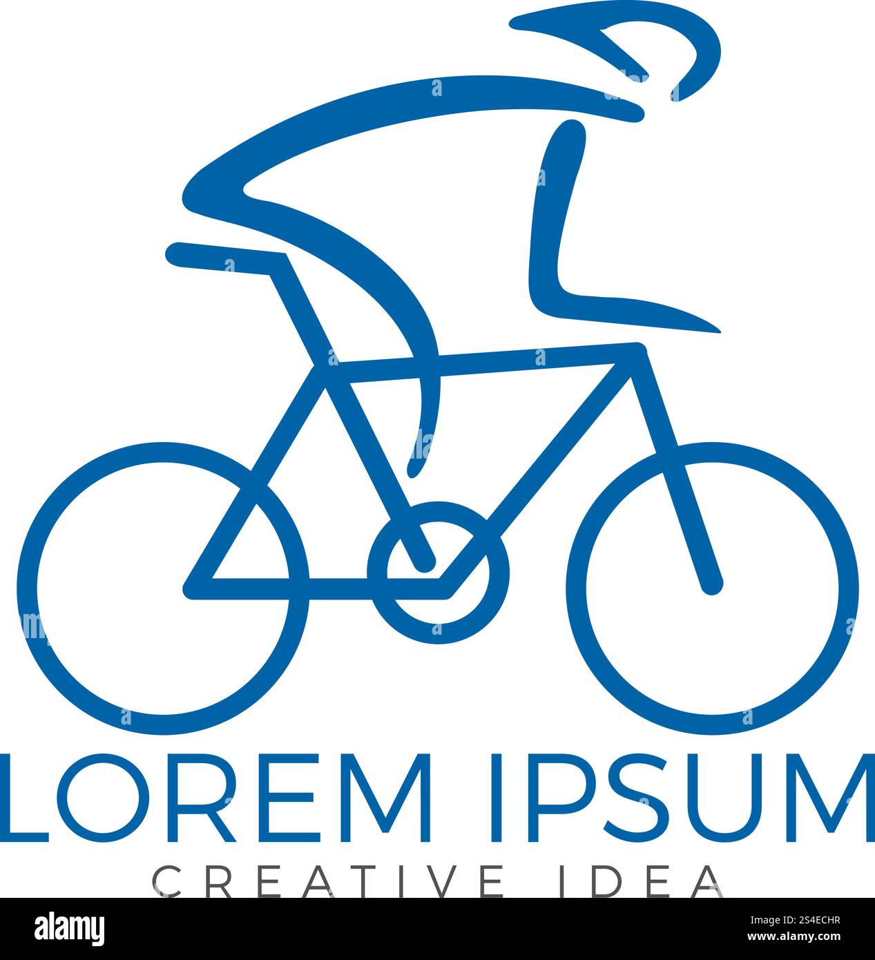 Bicycle Logo Design. Cycle Sport Identity Stock Vector Image & Art - Alamy
