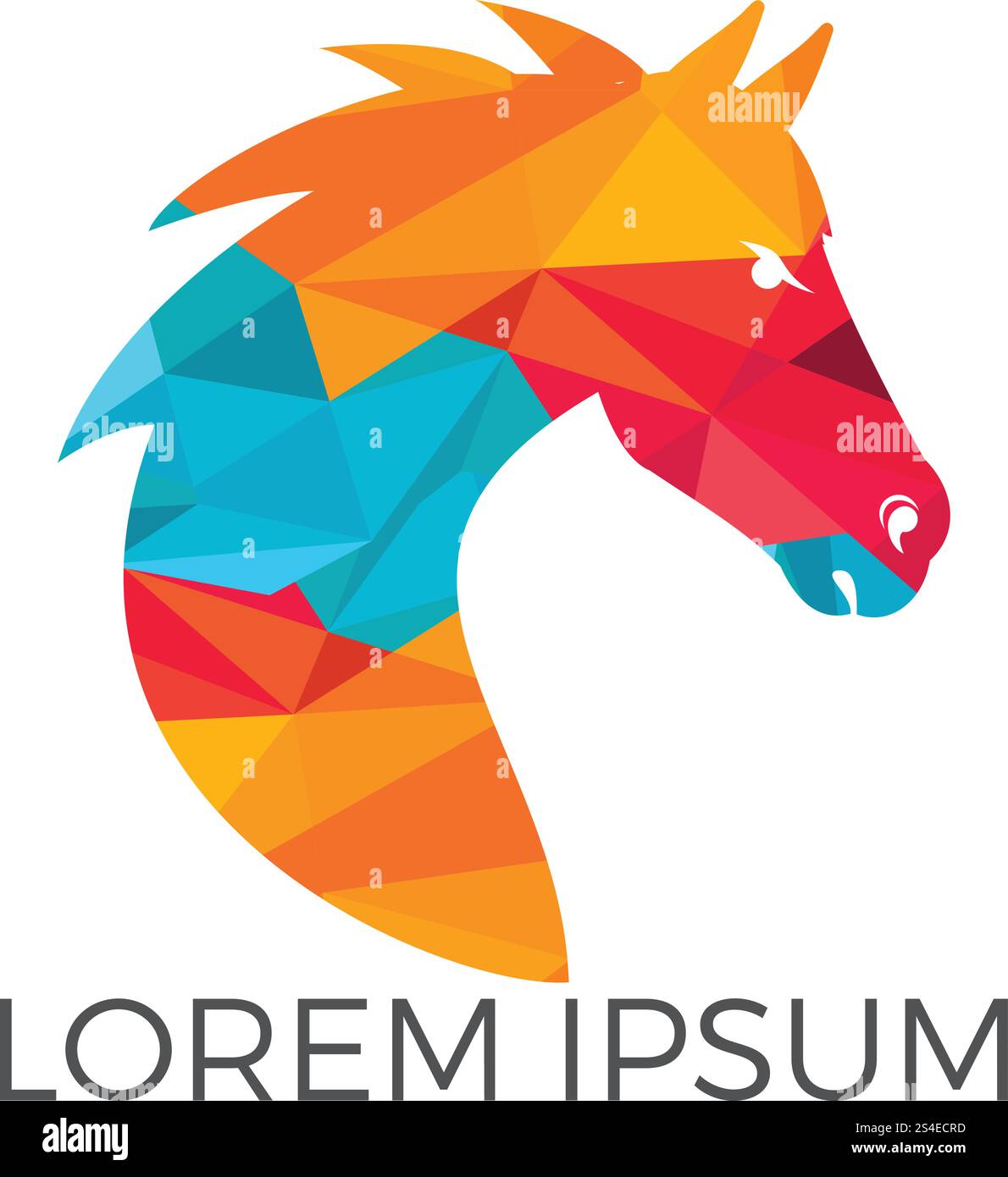 Horse logo design Stock Vector Image & Art - Alamy