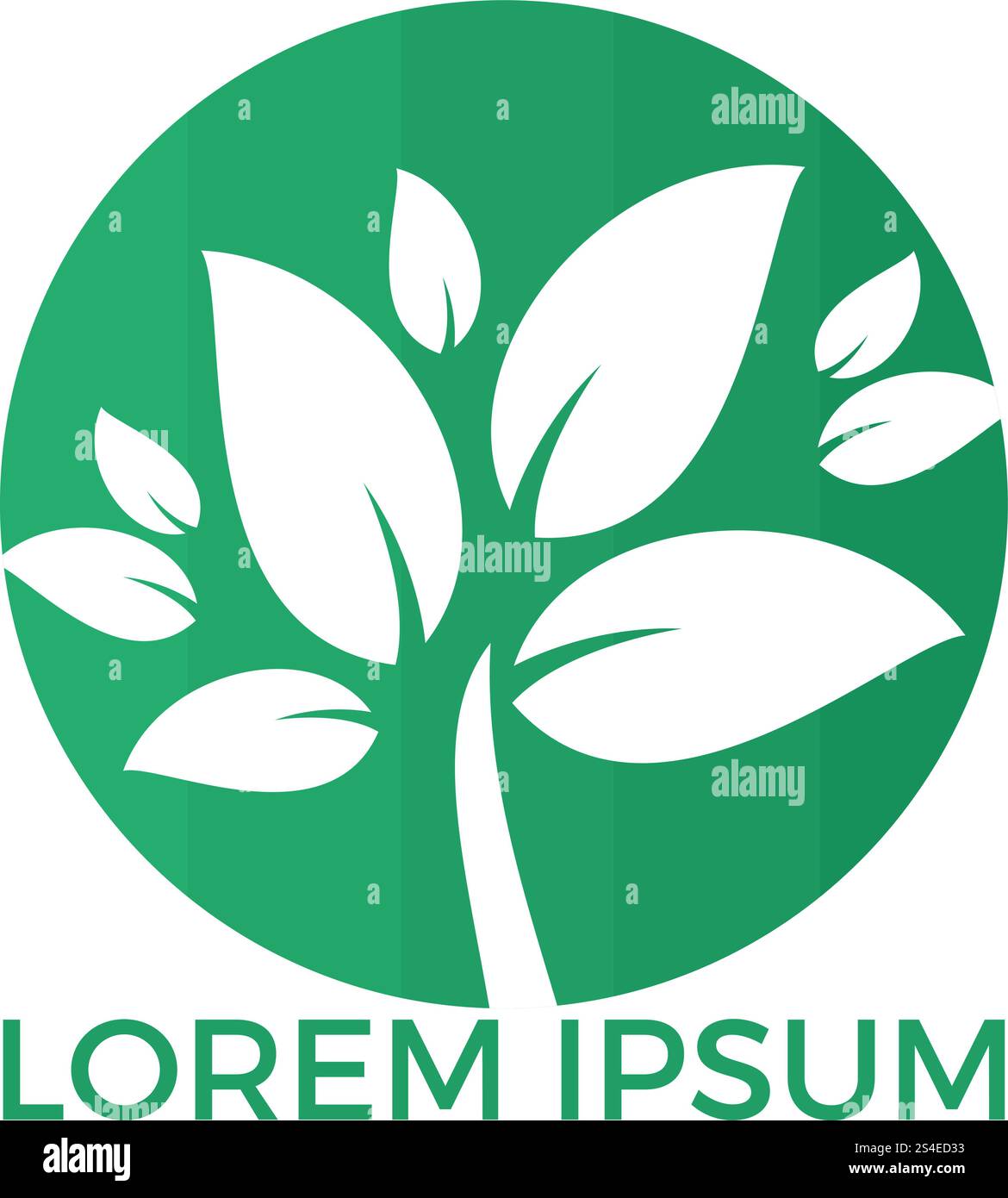 Round tree logo design Stock Vector Image & Art - Alamy