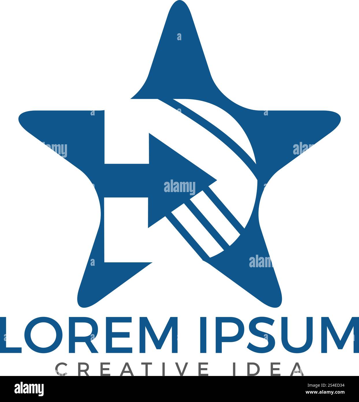 Star letter D logo design Stock Vector Image & Art - Alamy