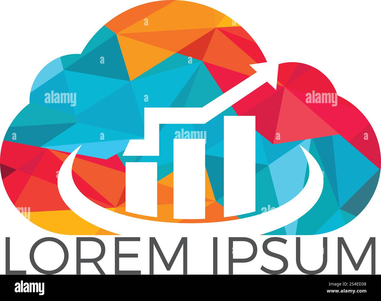 Cloud Business Finance professional logo design Stock Vector Image ...