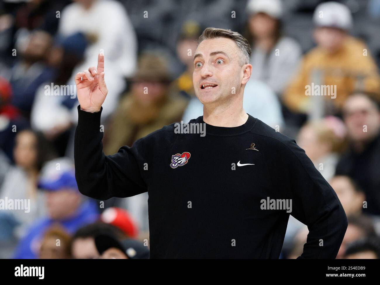 Toronto Raptors head coach Darko Rajakovic directs his team during the ...