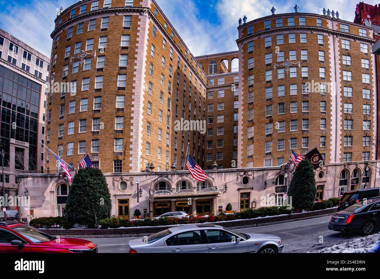 The venerable Mayflower Hotel, on Connecticut Avenue, in Washington DC ...