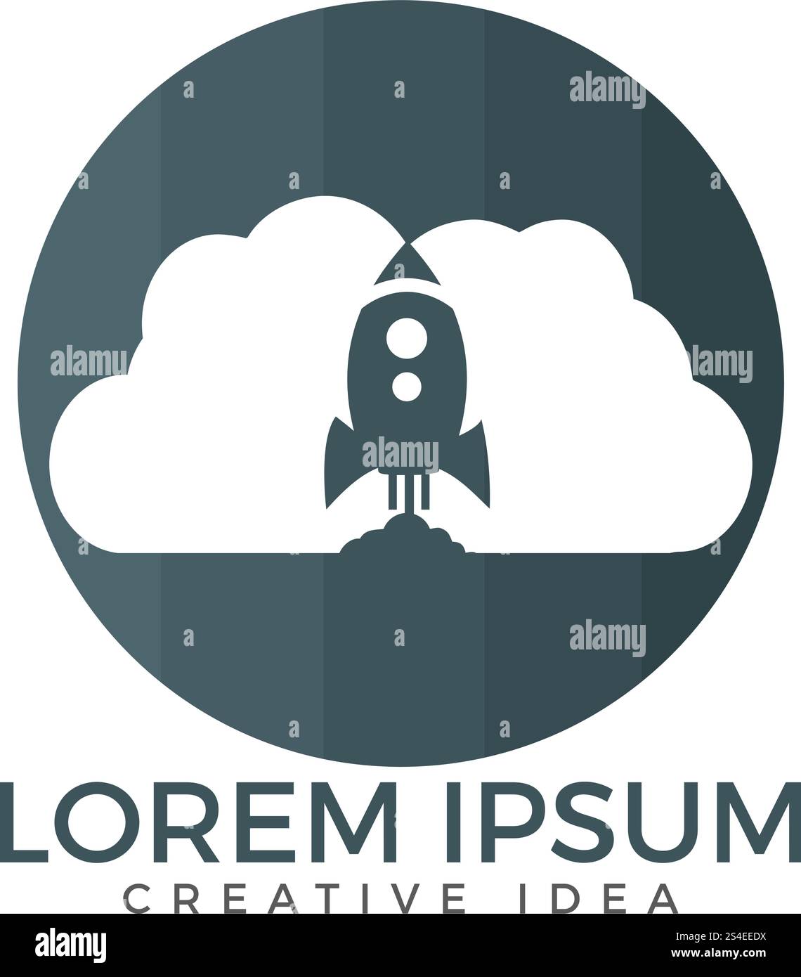 Cloud navigation logo design Stock Vector Images - Alamy