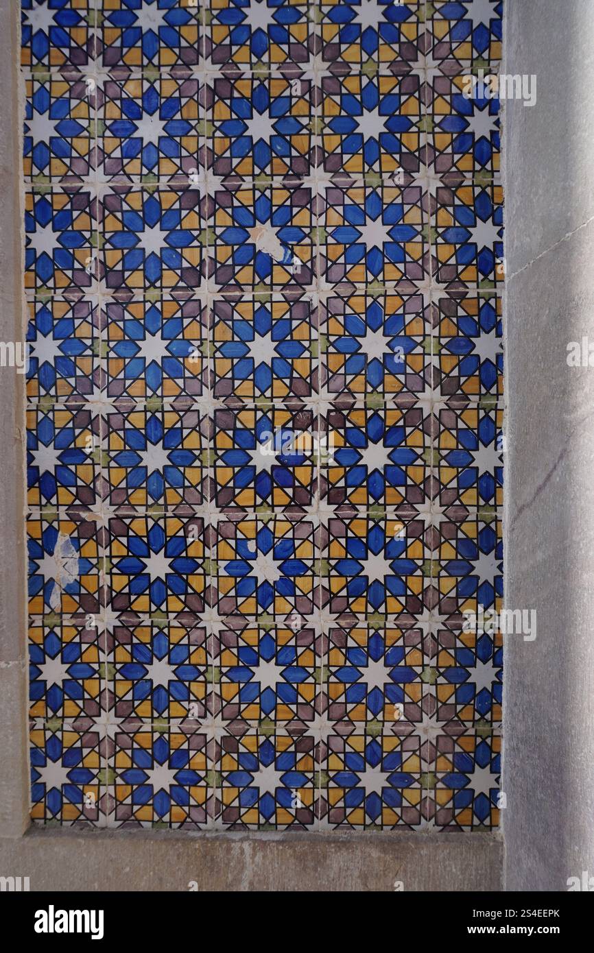 Sintra, Portugal: Pena Palace tile Stock Photo - Alamy