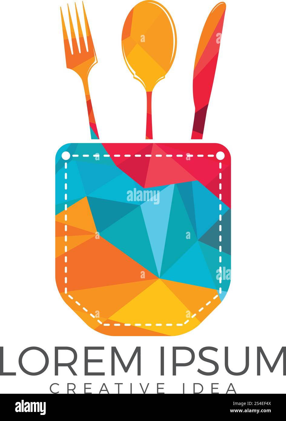 Pocket Food Logo Design Stock Vector Image & Art - Alamy