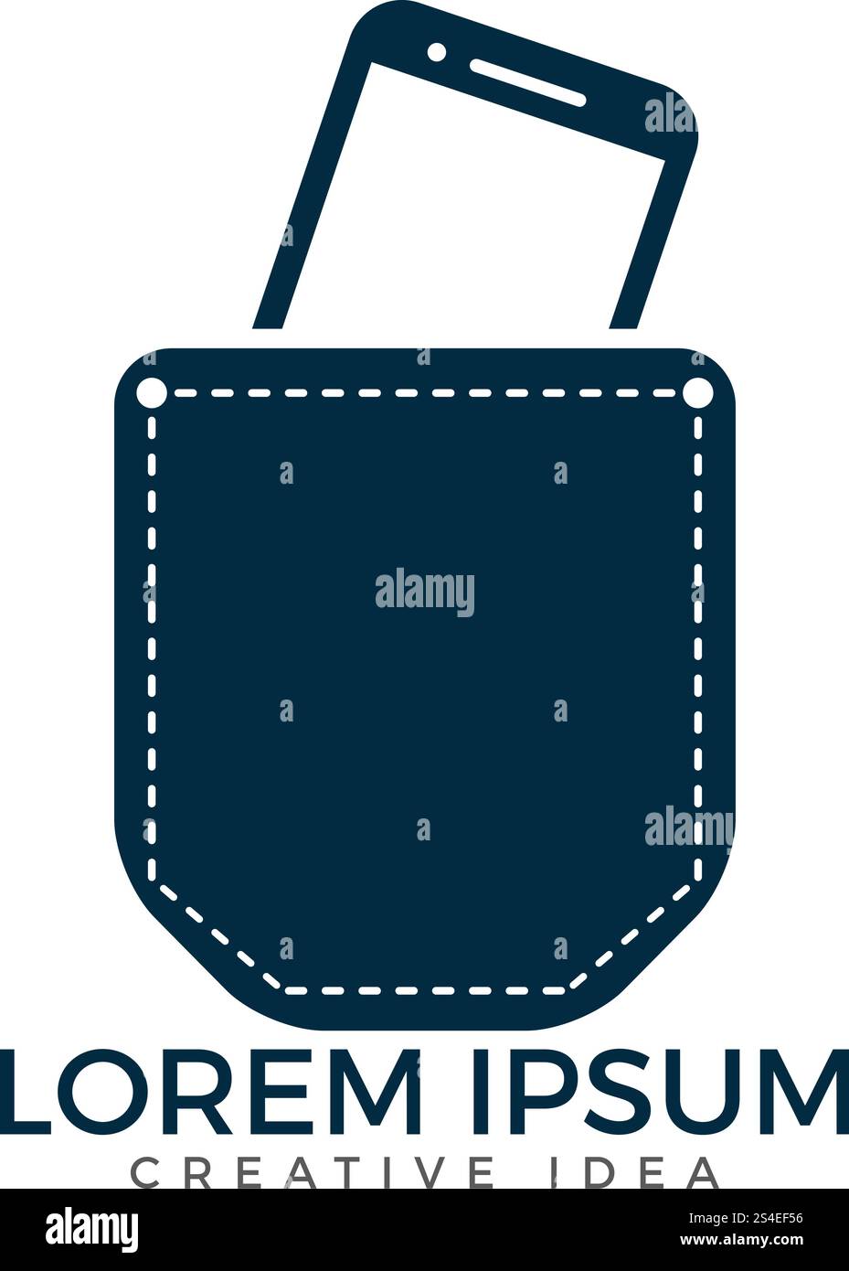 Telephone in pocket Stock Vector Images - Alamy