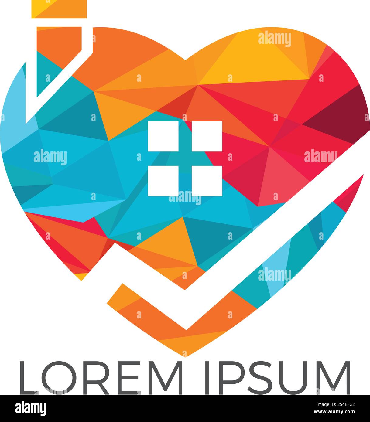 Sweet home logo design. House and heart or love symbol. Family, real ...