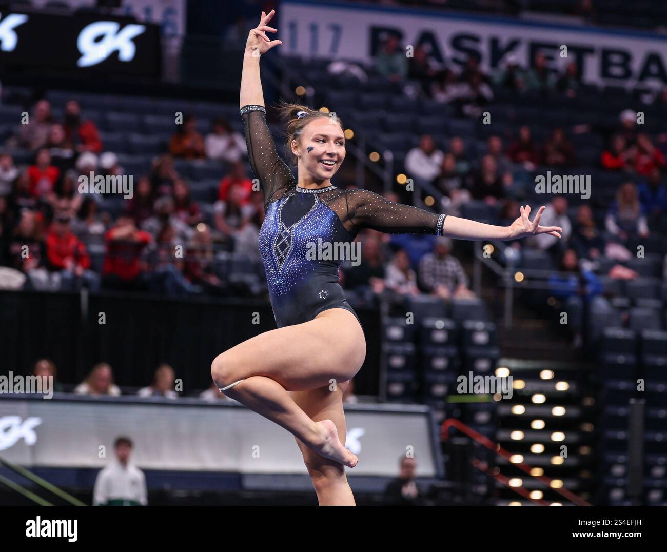 Oklahoma City, OK, USA. 11th Jan, 2025. Kentucky's Skylar Killough ...