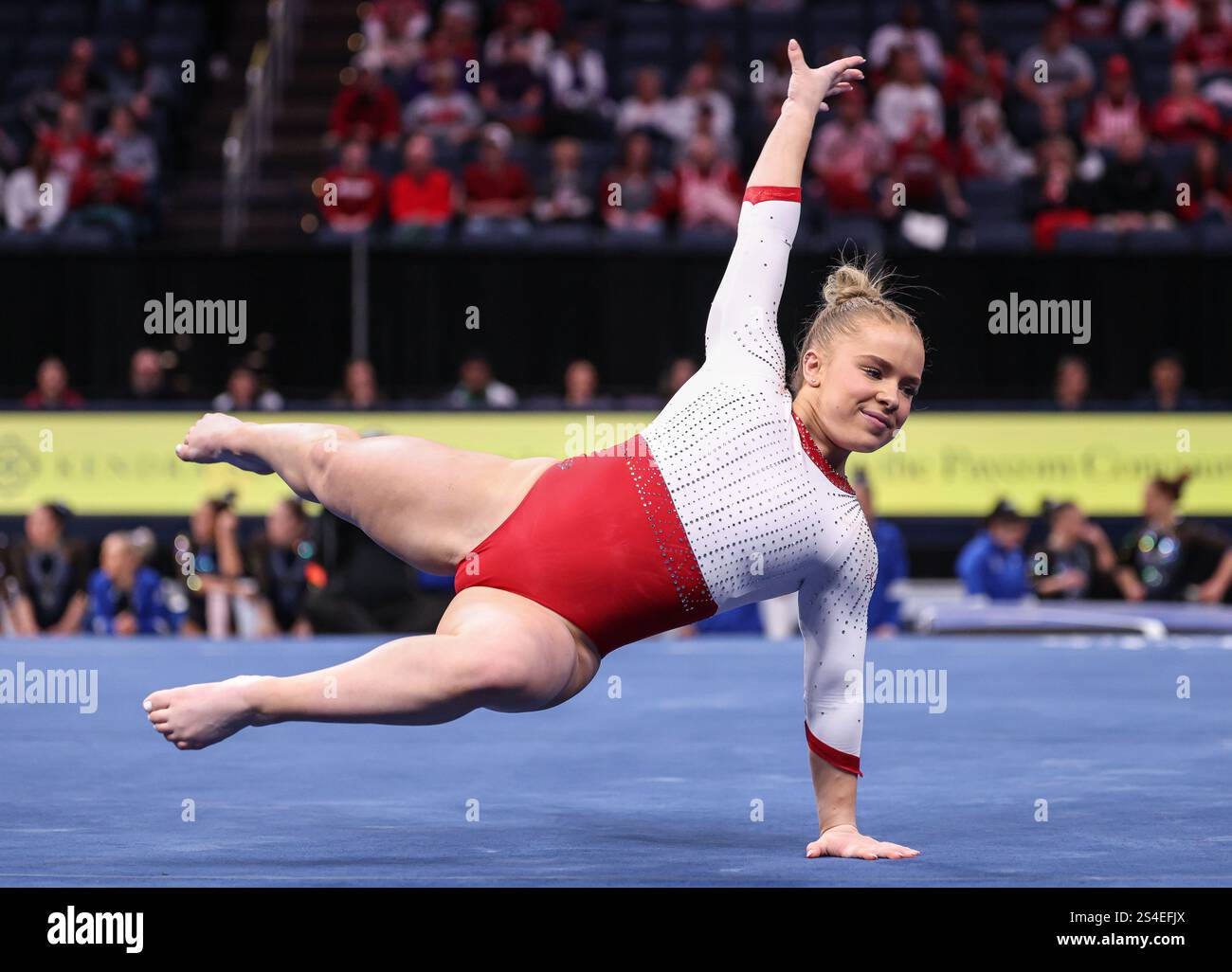 Oklahoma City, OK, USA. 11th Jan, 2025. Arkansas' Joscelyn Roberson on ...