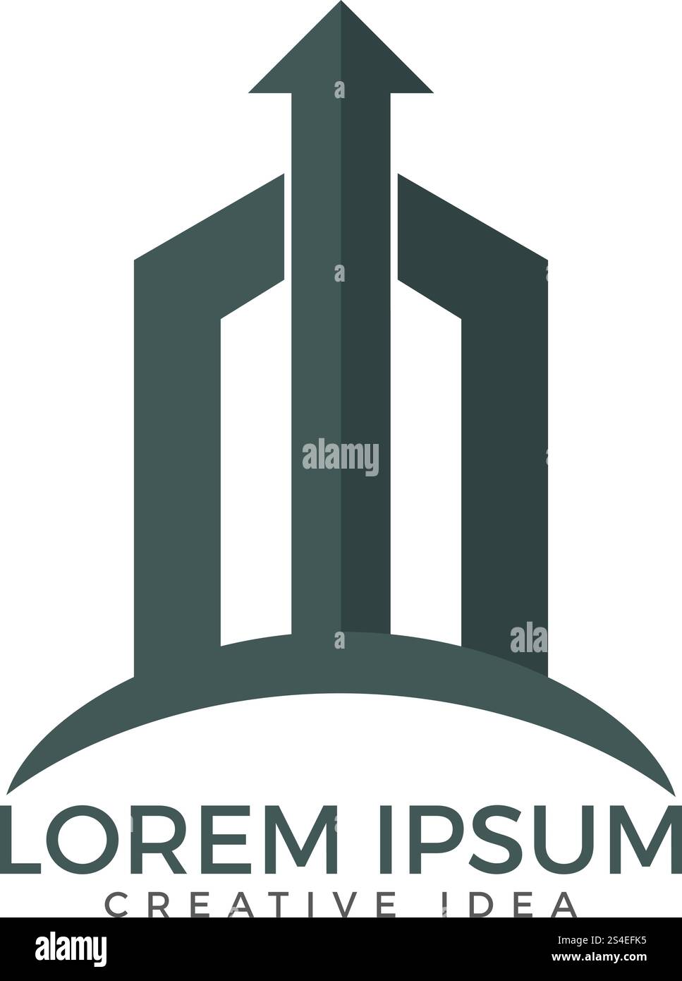 Arrow building company logo, house sign Stock Vector Image & Art - Alamy