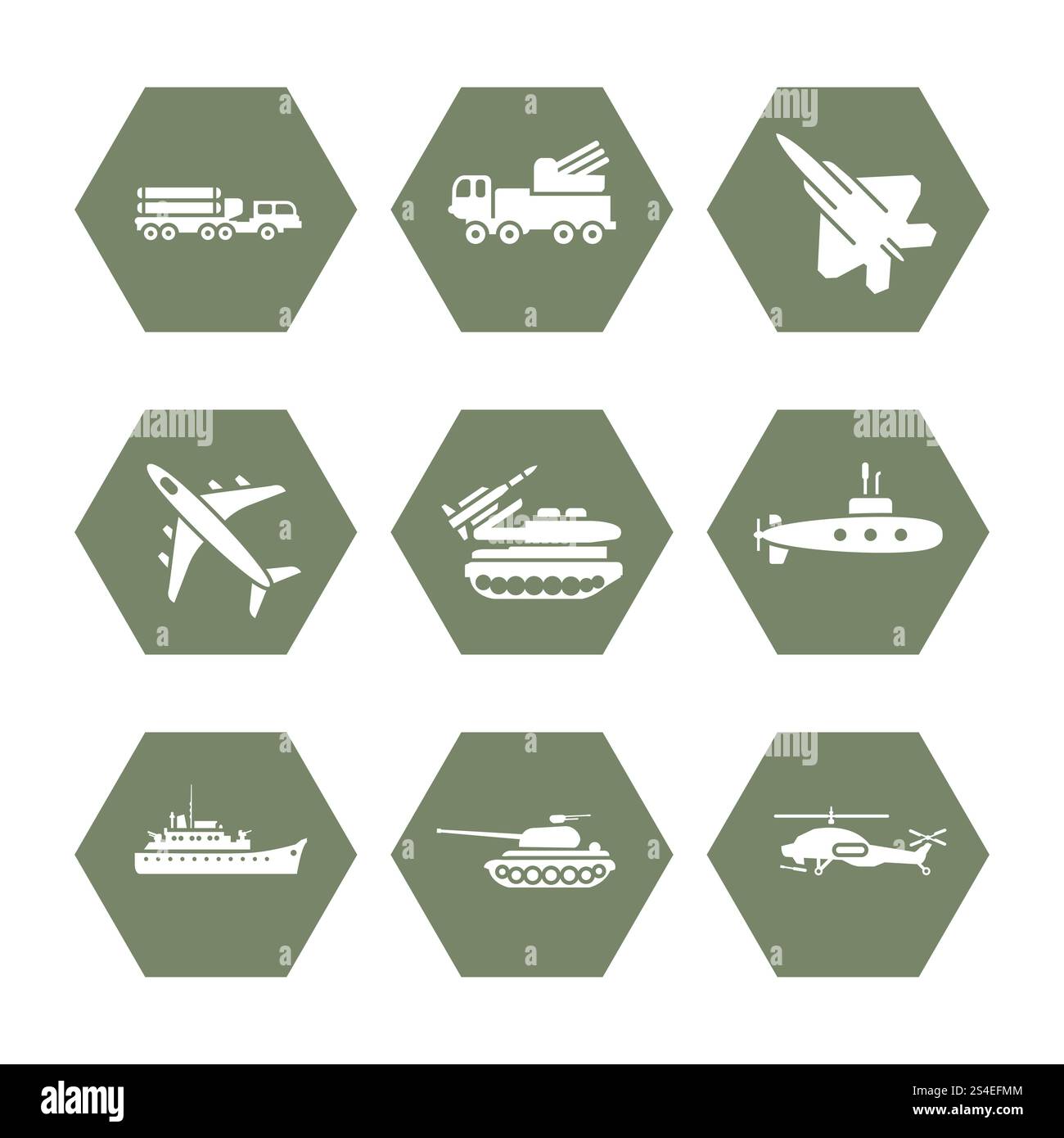 Military transportation icons set - army icons design. Army transport ...