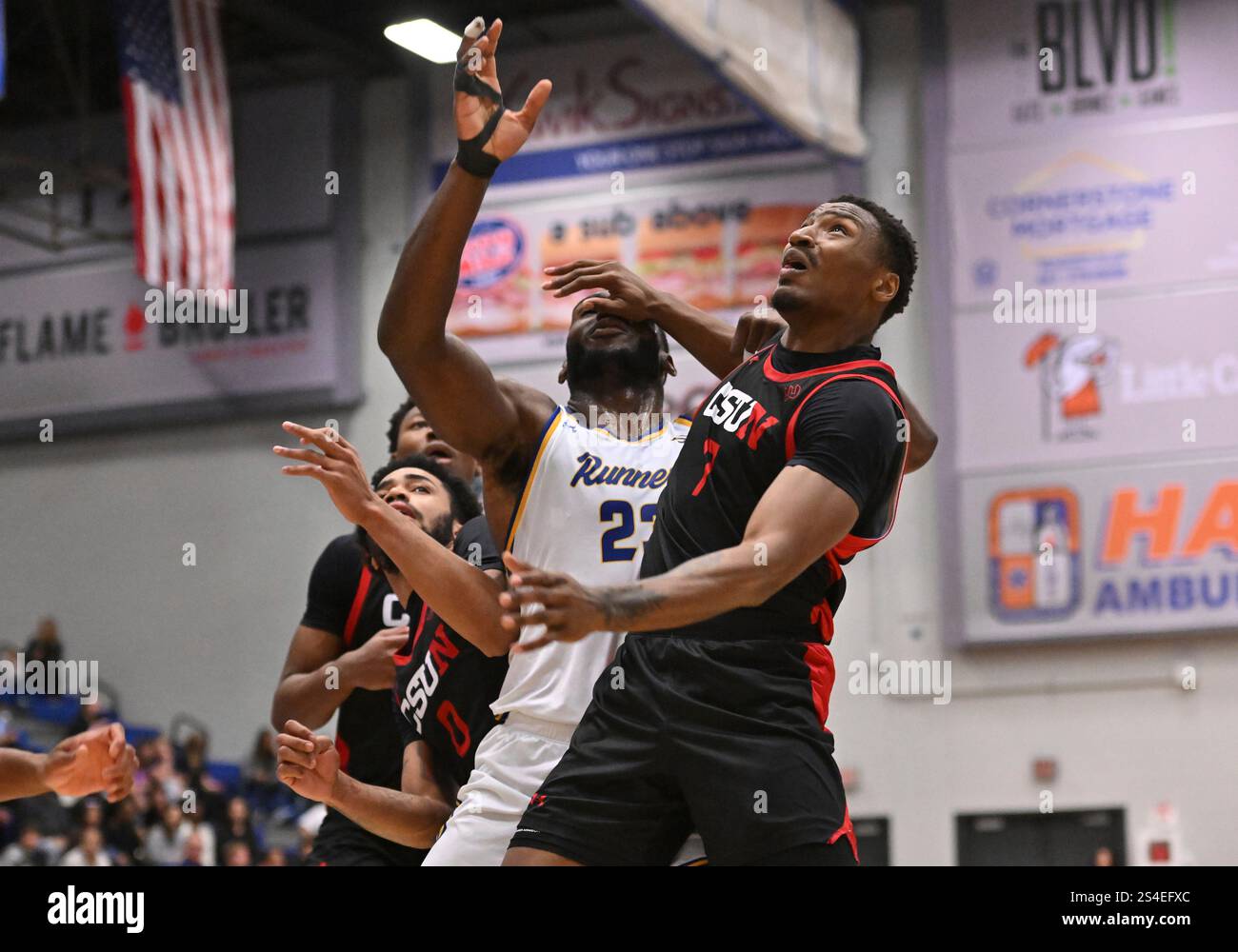 BAKERSFIELD, CA - JANUARY 11: Cal State Bakersfield Roadrunners forward ...