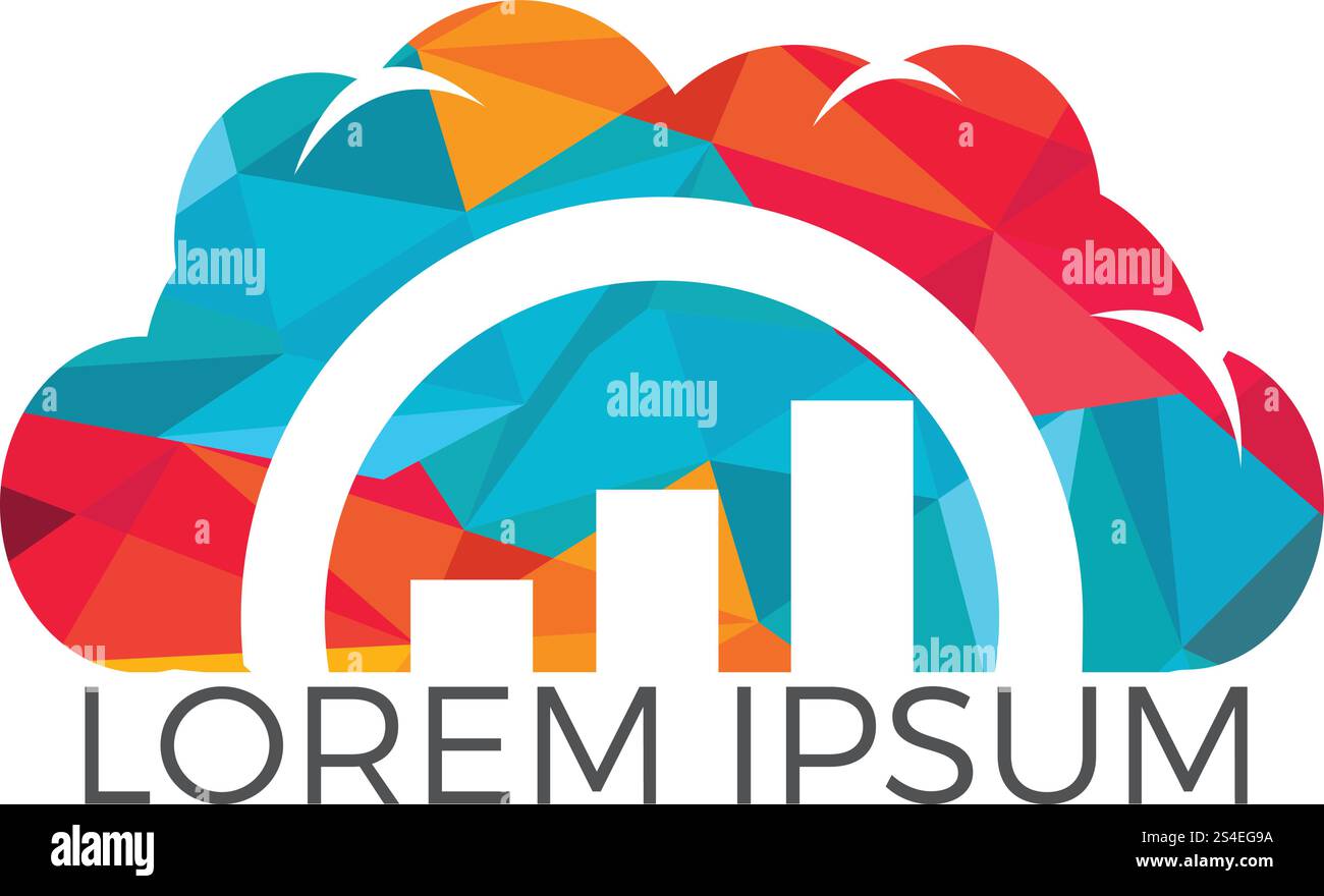 Cloud Business Finance professional logo design Stock Vector Image ...