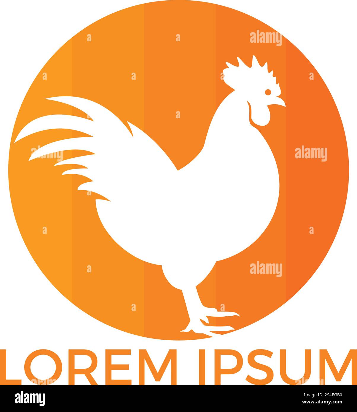 Rooster vector logo design Stock Vector Image & Art - Alamy