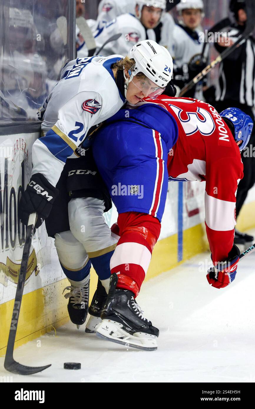 CLEVELAND, OH - JANUARY 11: Laval Rocket defenseman Tyler Wotherspoon ...