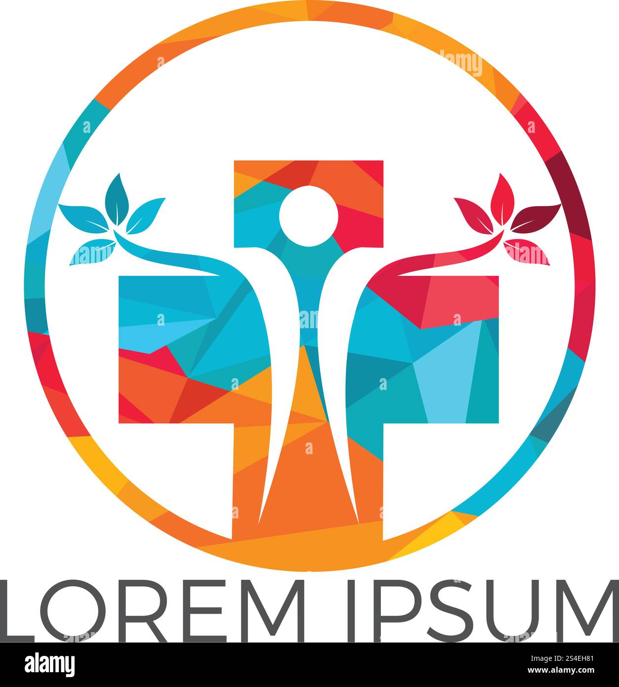 Abstract medical vector logo design. Illustration design of logotype ...