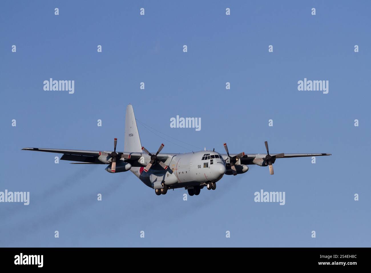 A Japan Maritime Self-Defence Force (JMSDF) Lockheed C-130R Hercules ...