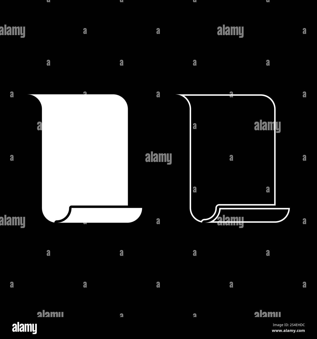 Paper papyrus Old scroll paper Important document with parchment for ...