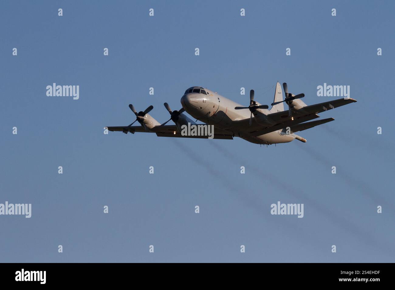 A Lockheed P-3C Orion Maritime reconnaissance aircraft with the ...