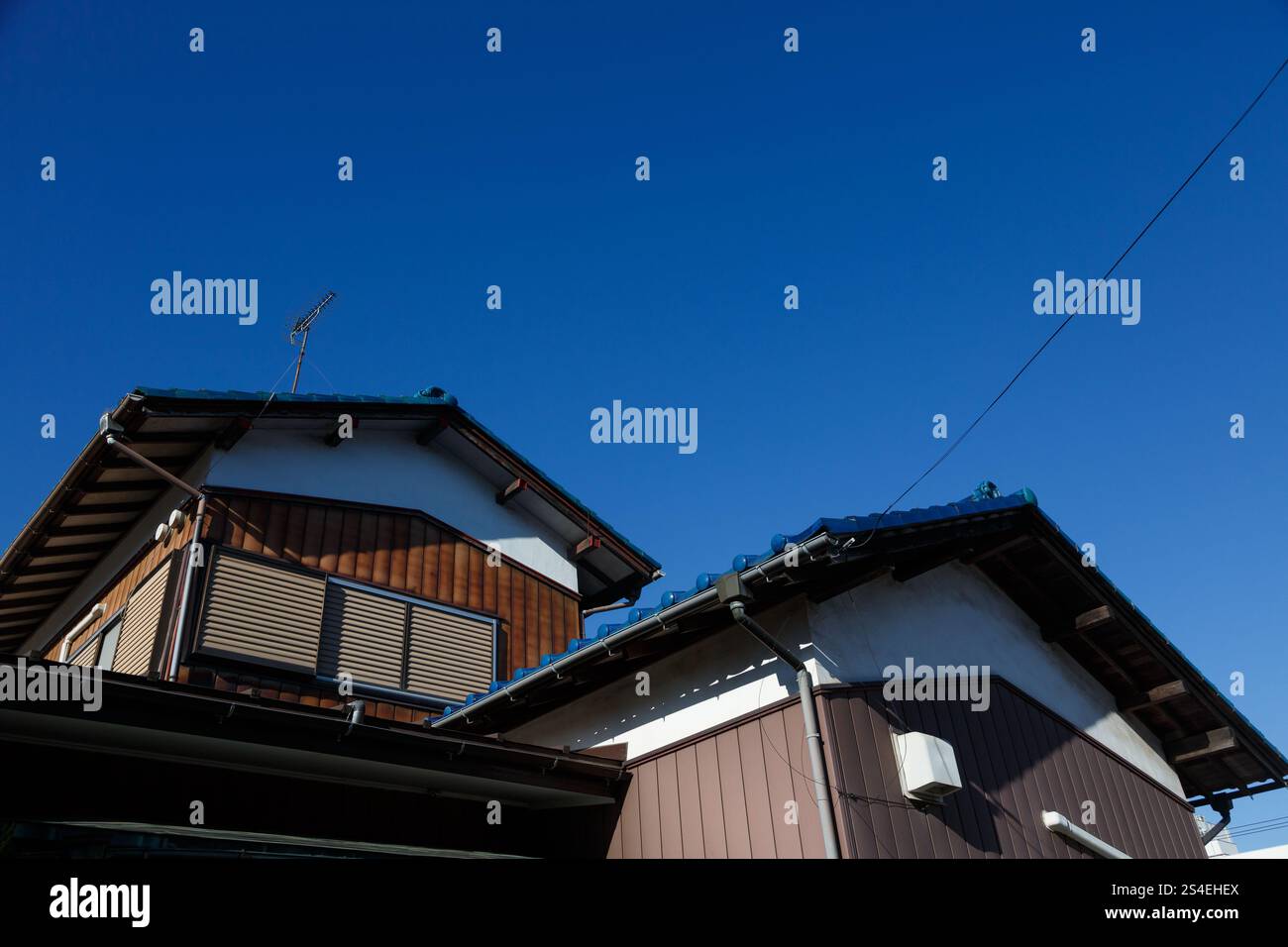 Image of the second floor of a older style japanese house in Yamato ...