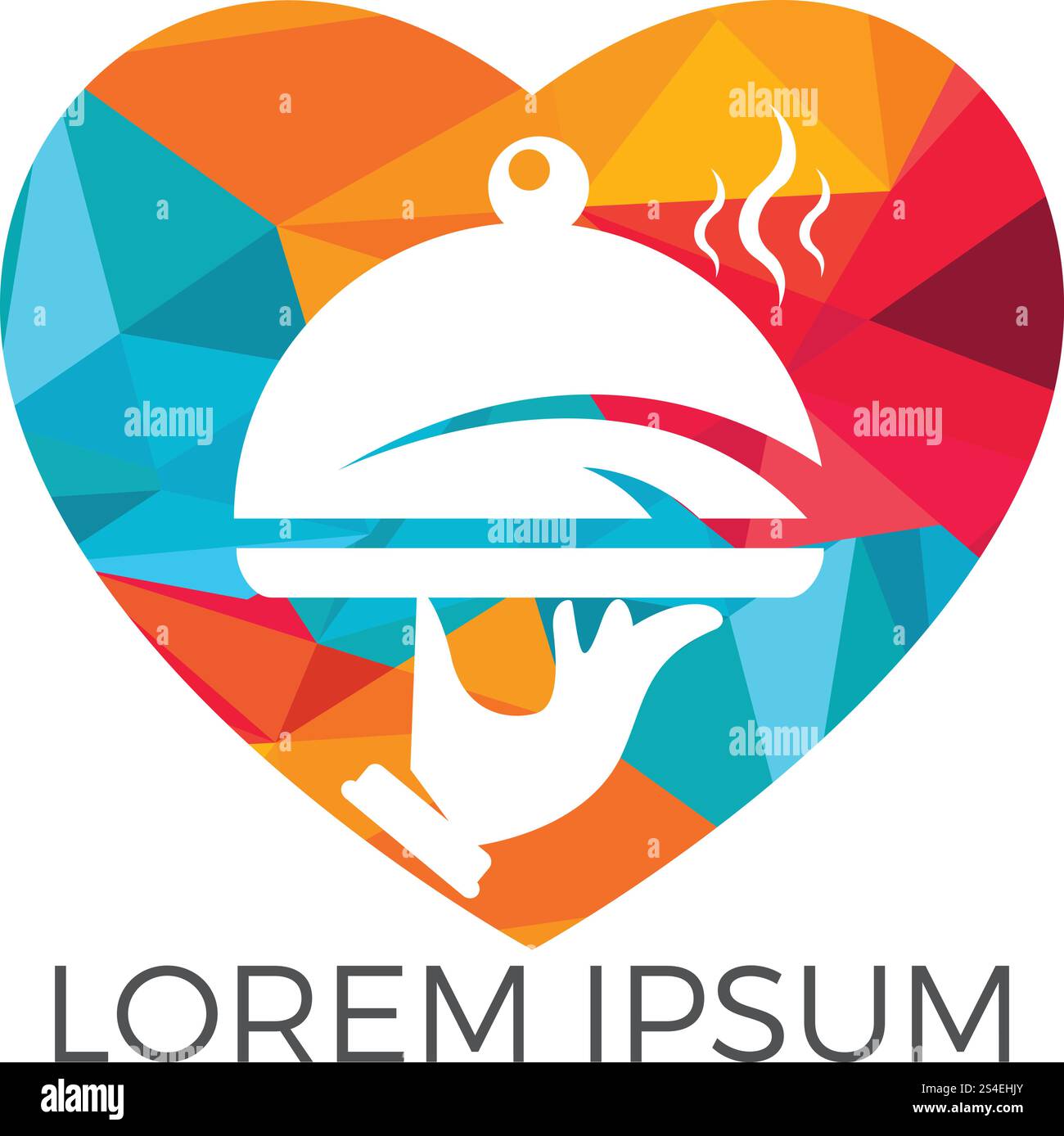 Lovely food logo template. Template logo for restaurant, cafe, fast ...