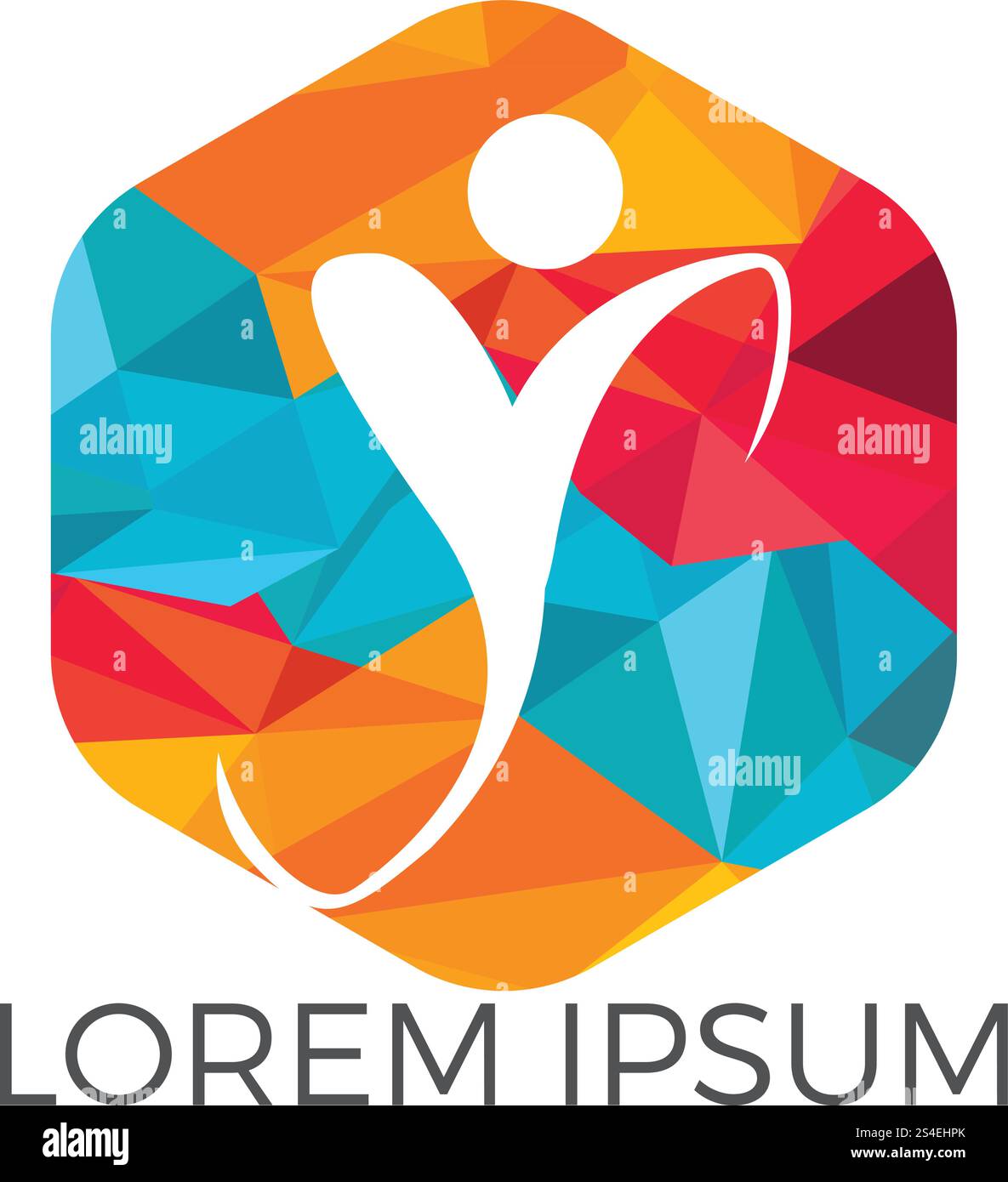 Human Health logo design. Healthcare vector logo concept illustration ...