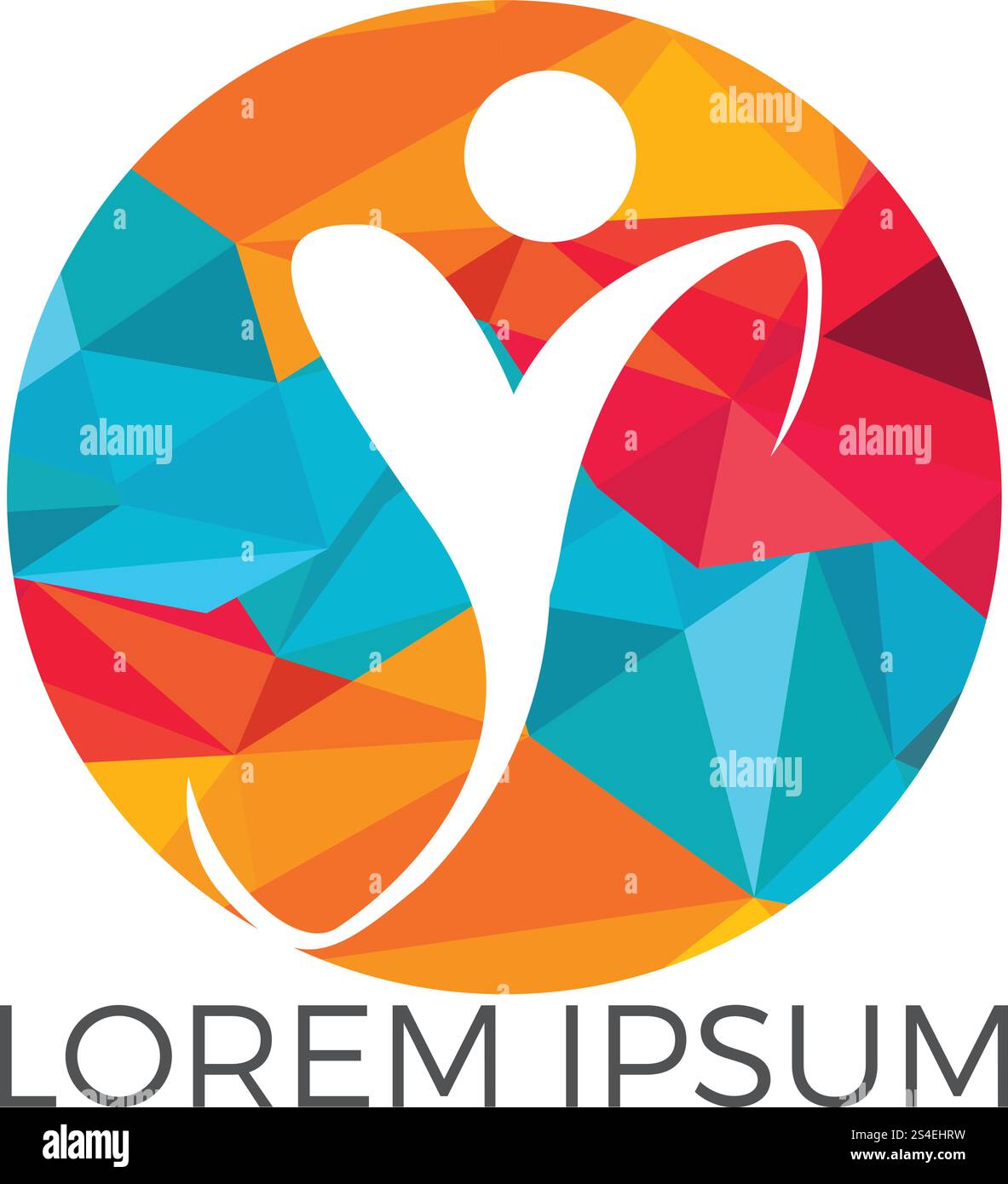 Human Health logo design. Healthcare vector logo concept illustration ...