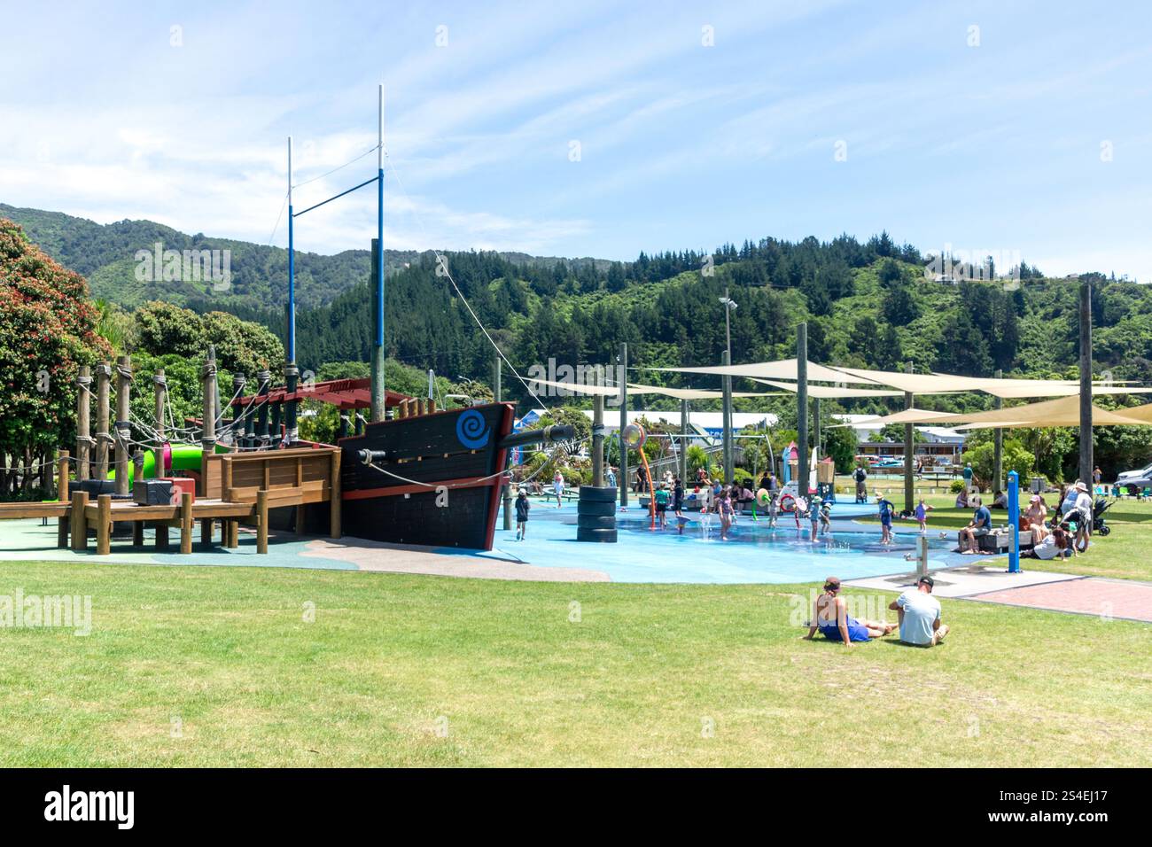 Children's playground, Picton Memorial Park, Picton (Waitohi ...