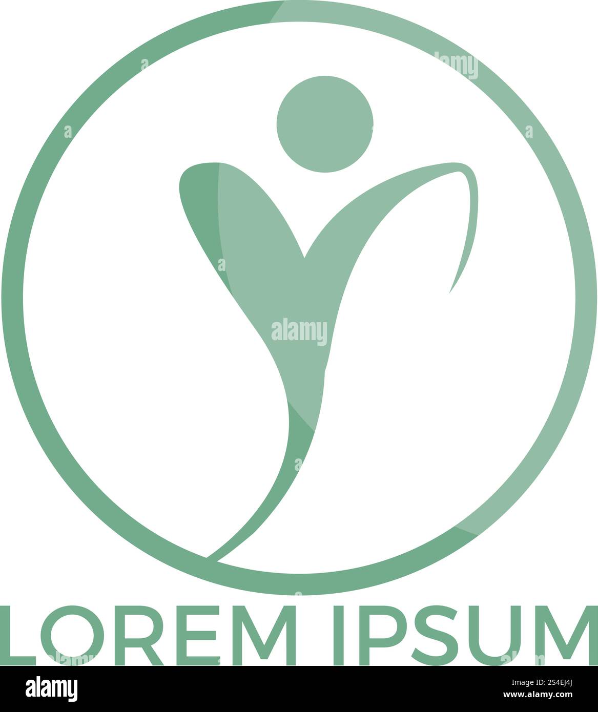 Human Health logo design. Healthcare vector logo concept illustration ...