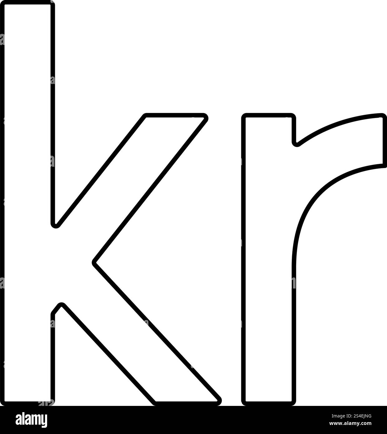 Krone of Denmark Danish krone icon black color vector illustration flat ...