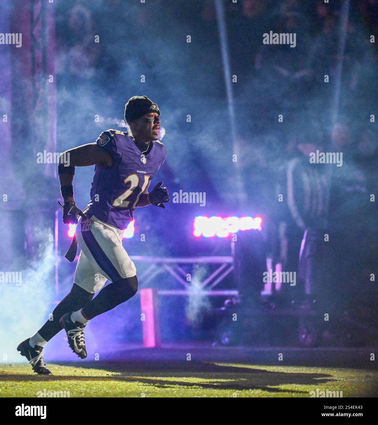 Baltimore, United States. 11th Jan, 2025. Baltimore Ravens defensive ...