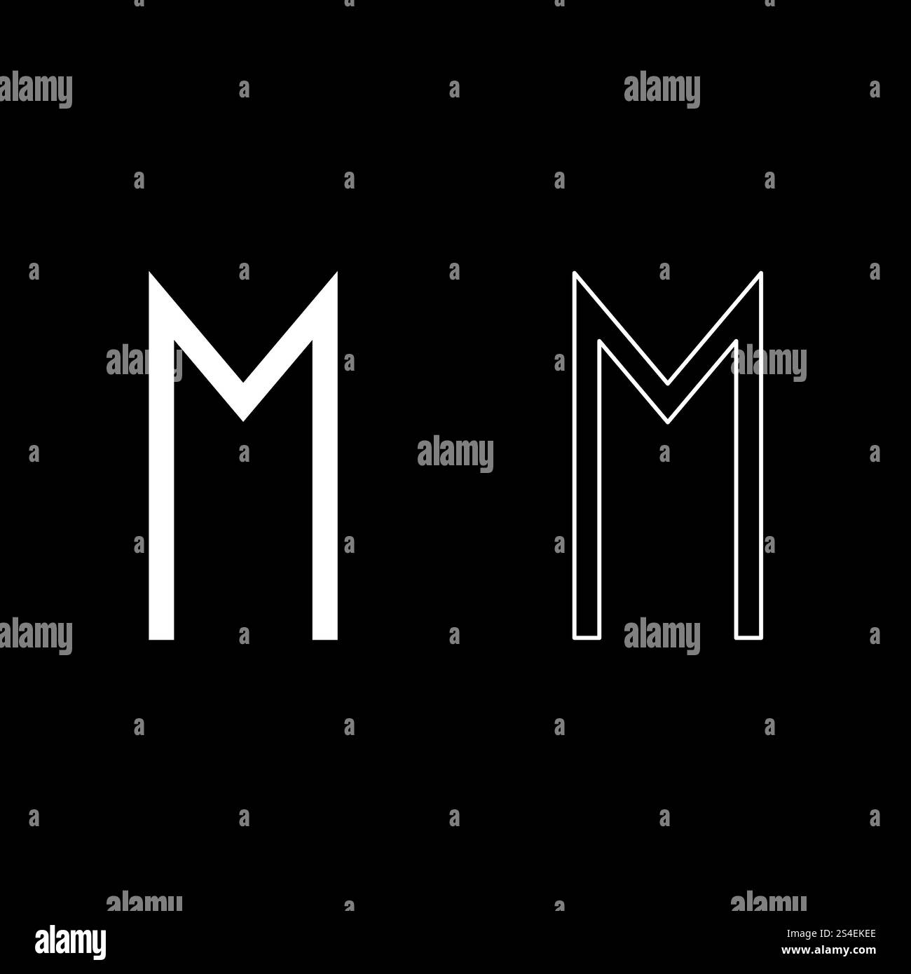 Ehwaz rune horse wheell luck symbol icon set white color illustration ...