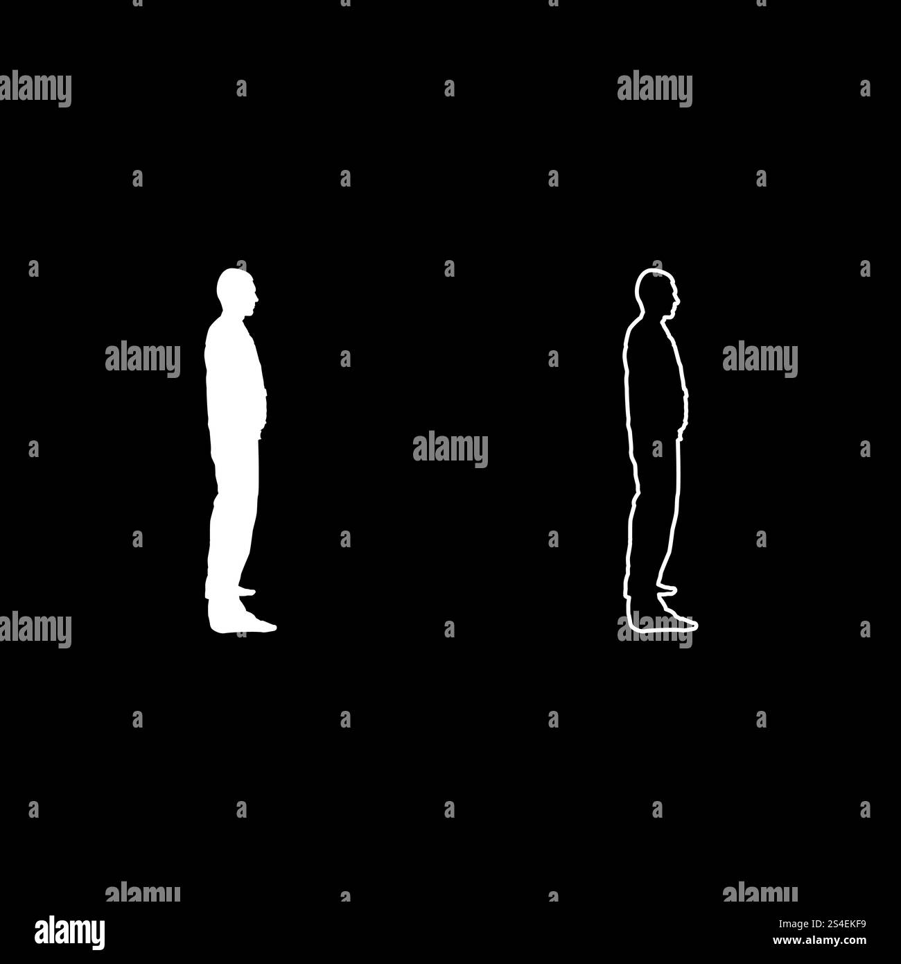 Man in white work Black and White Stock Photos & Images - Alamy